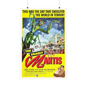 The Deadly Mantis Poster - Etsy