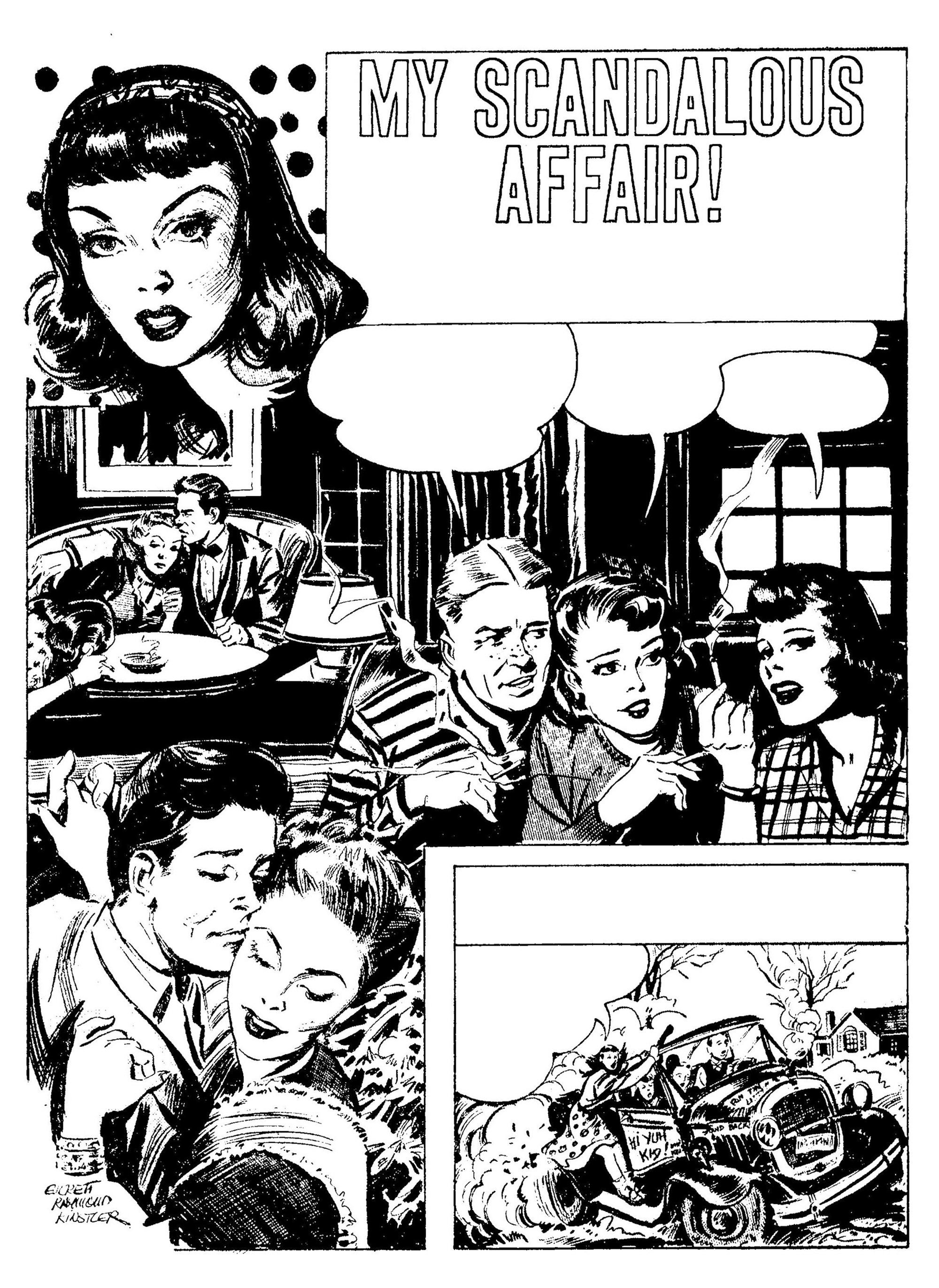 50 Vintage Romance Comic-book Coloring Pages - Etsy