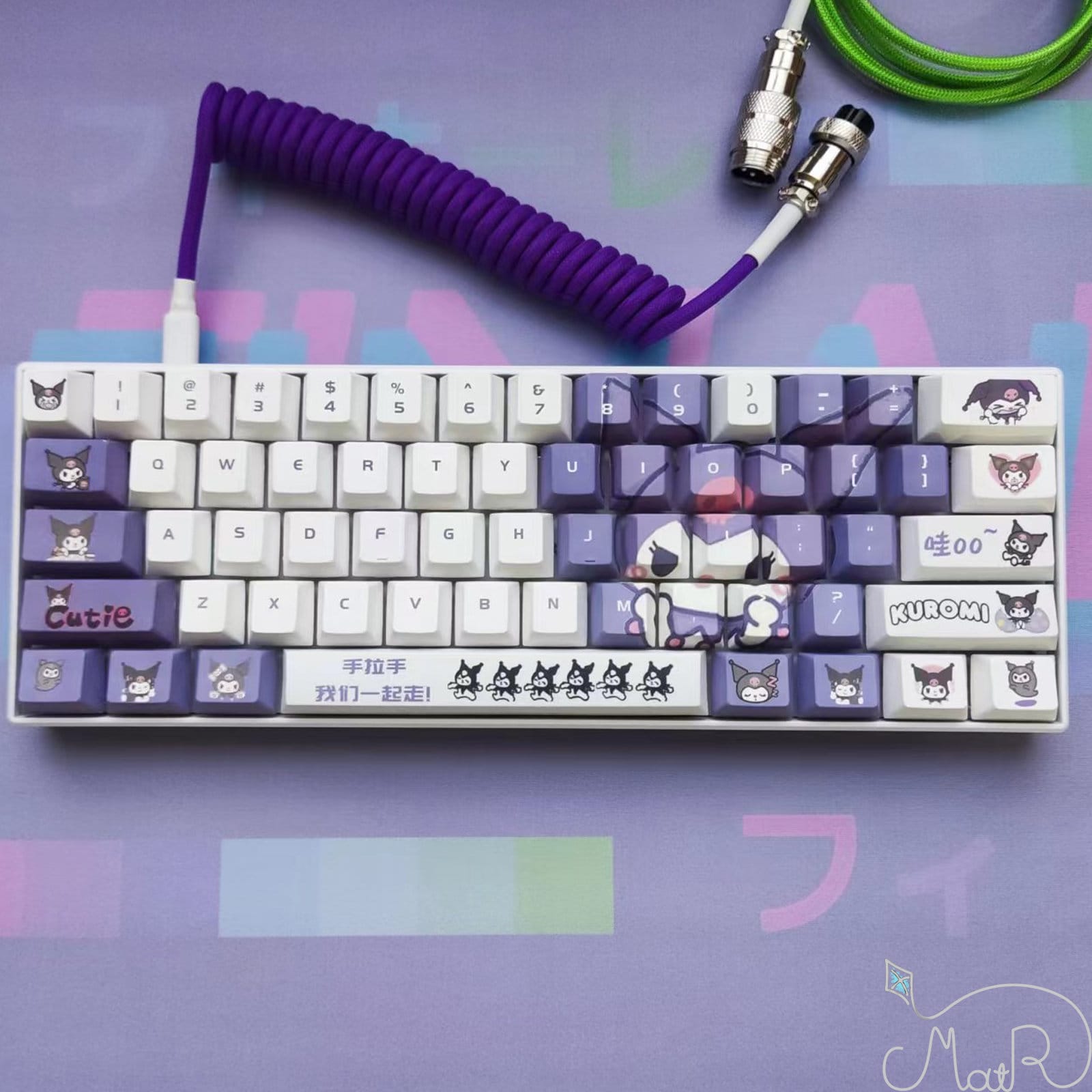 Gaming Series Keycap Set Sanrio Kuromi Theme Keycap Set PBT - Etsy Sweden