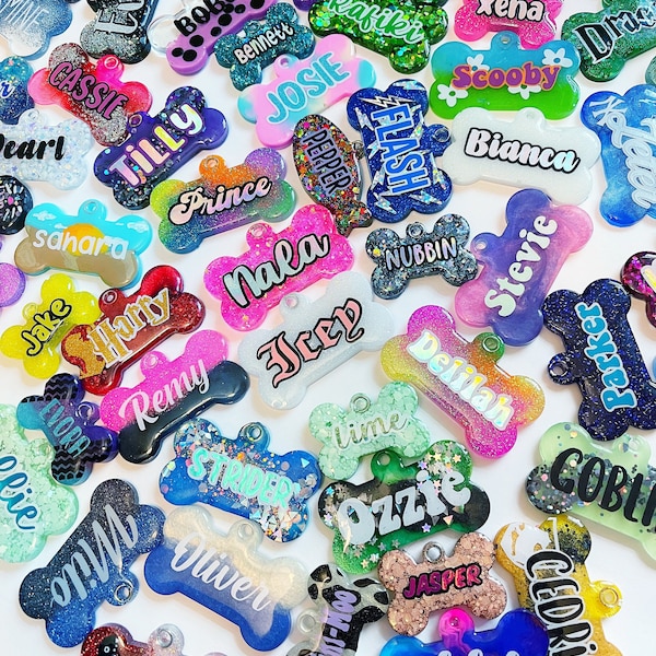 Custom Dog Tag Resin - Etsy