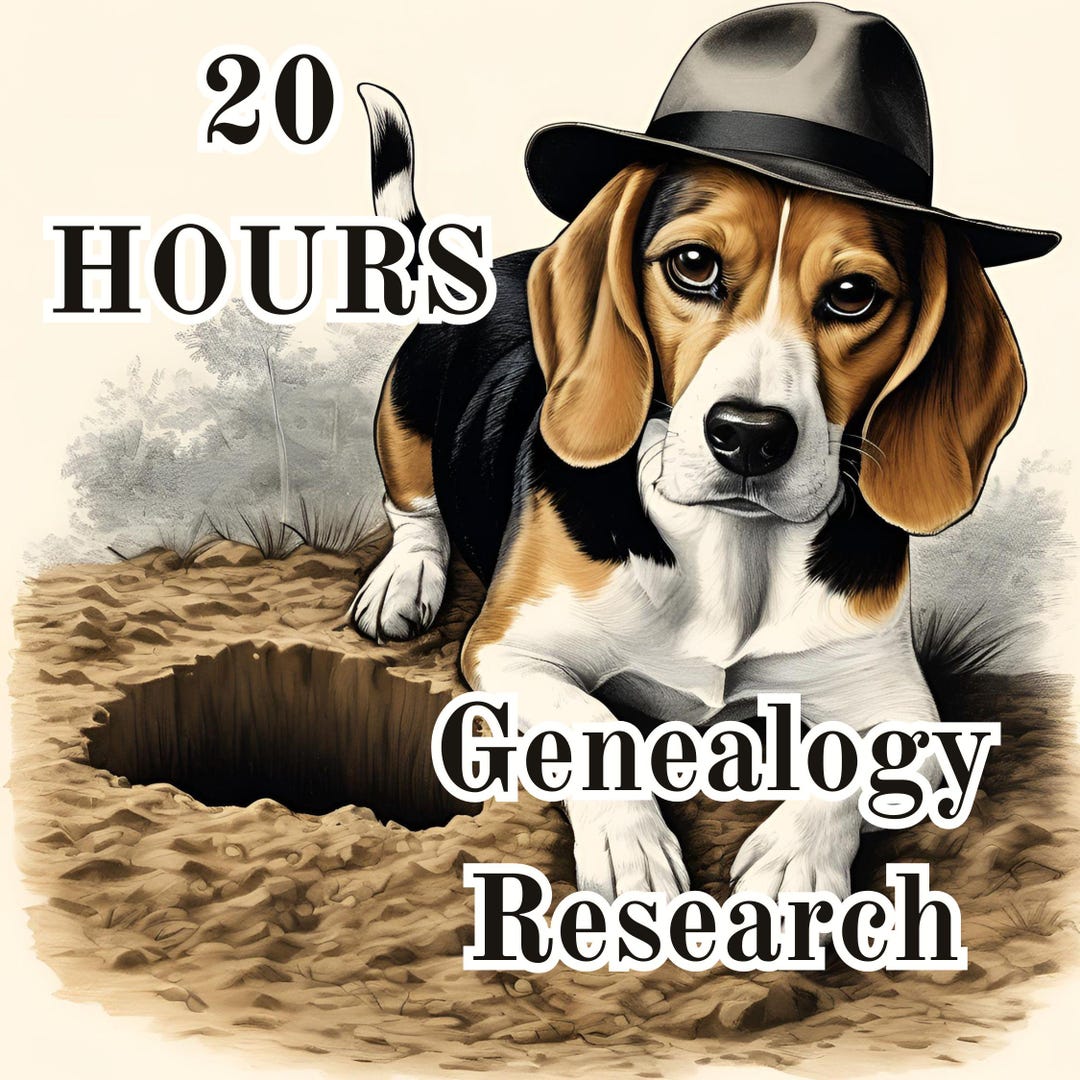 Genealogy Research, 20 Hours, Family Tree Records, Family History ...