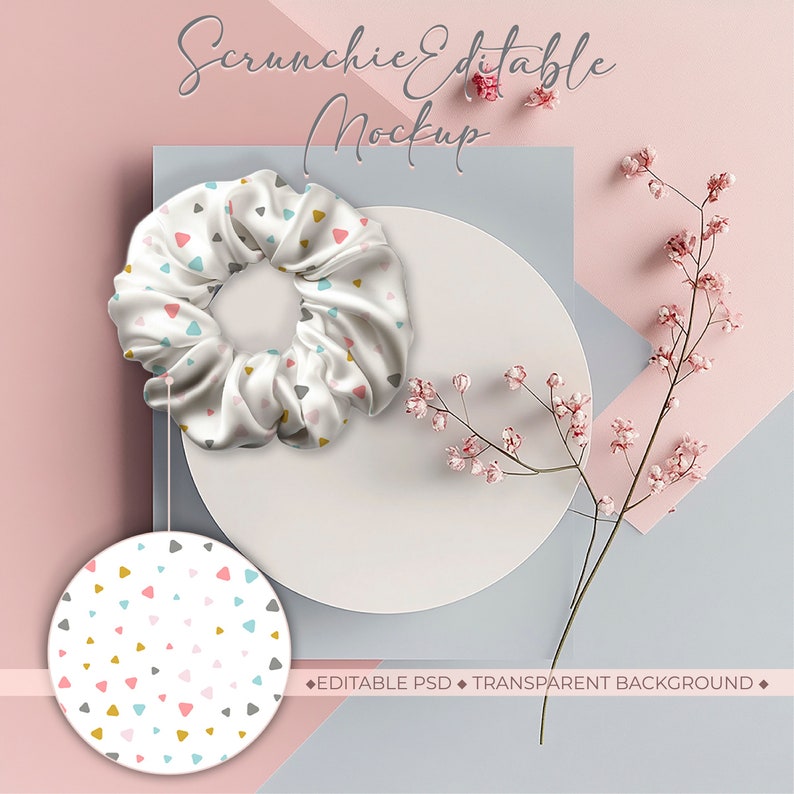 Scrunchie Mockup - Etsy