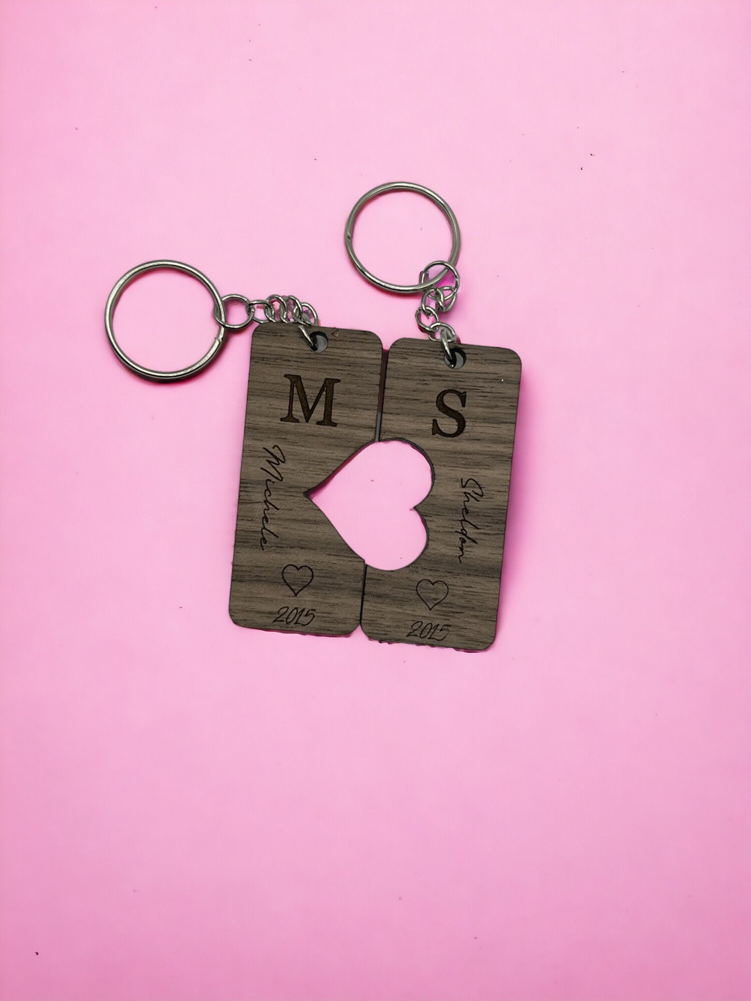 Valentine's Day Keychain Set Svg, Love Puzzle Keychain SVG, Valentine's ...