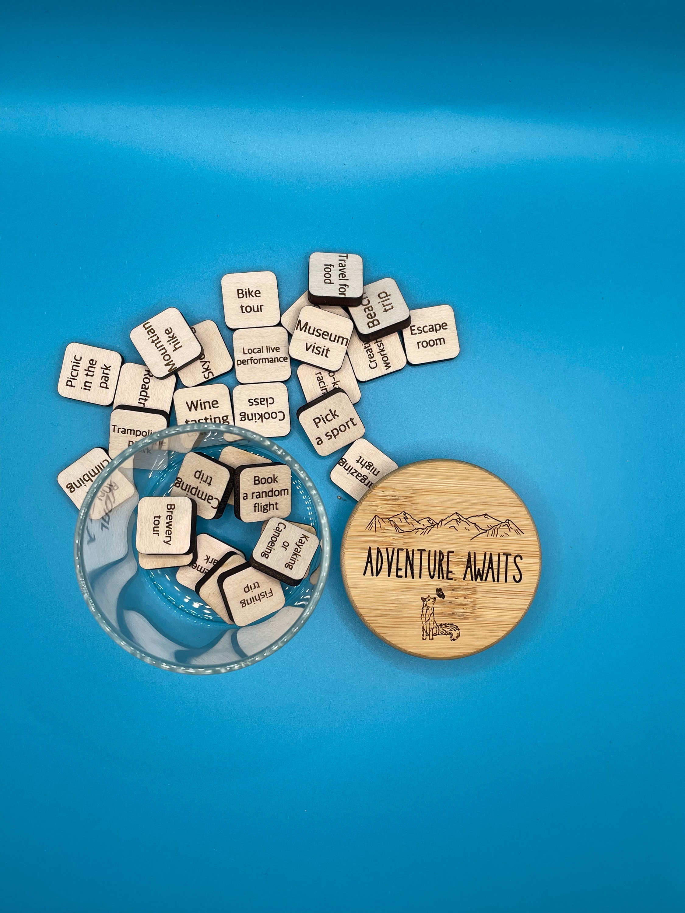 Adventure Jar SVG: 30 Adventure Tokens, Laser Cut File (digital ...