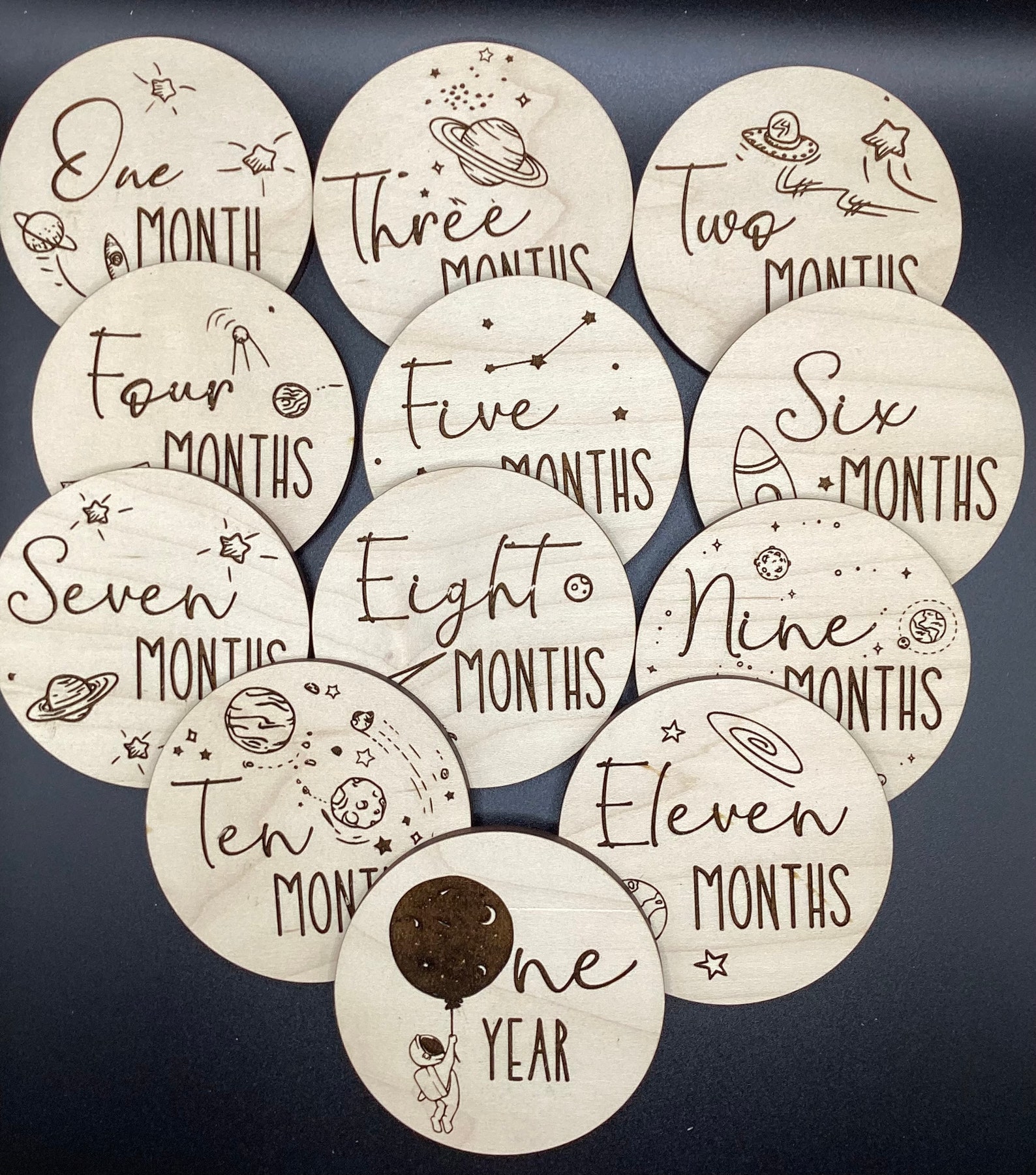 Galaxy Milestone SVG Baby Milestone Boy Milestones - Etsy