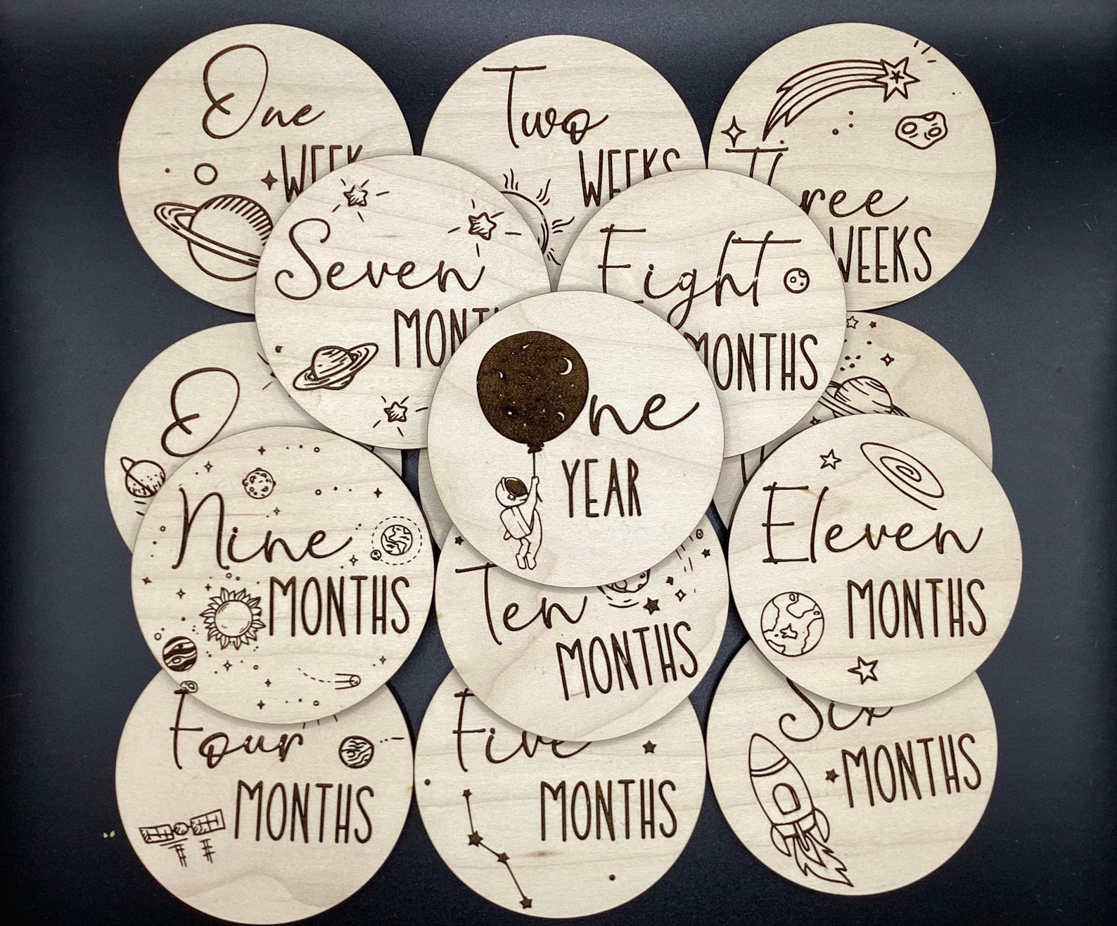 Galaxy Milestone SVG Baby Milestone Boy Milestones - Etsy