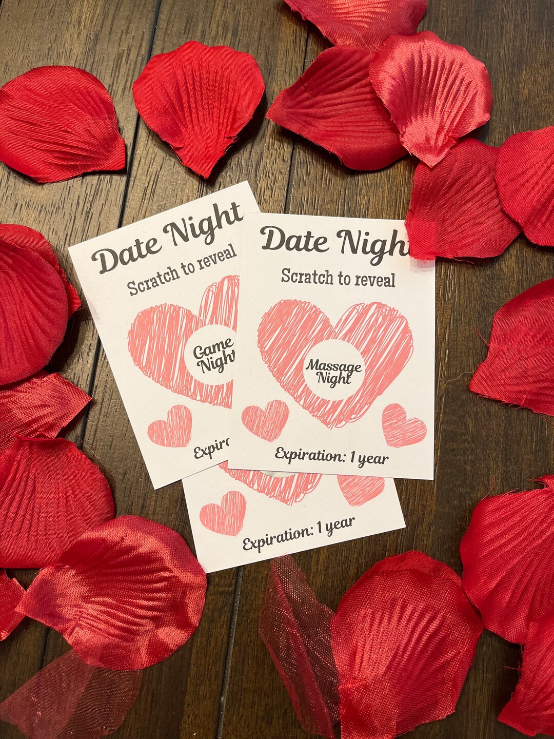 Date Scratch Offs-editable, Anniversary Gift, Date Coupons, Printable ...