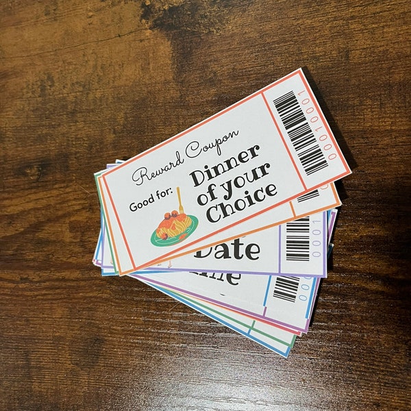 Reward Coupons - Etsy