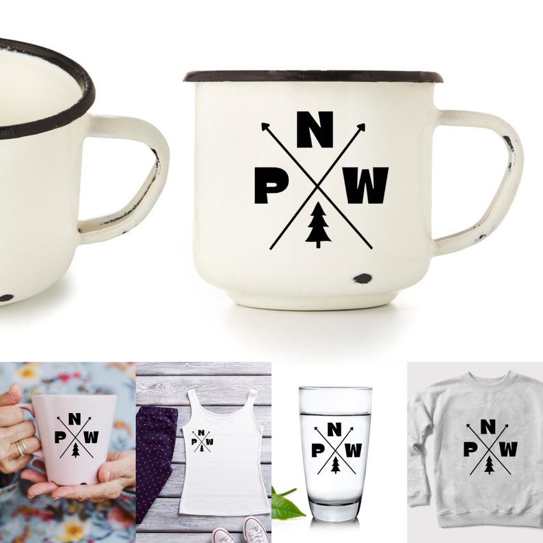 PNW SVG| Png | Pdf | Jpg. Instant Download. Pacific Northwest Decal ...