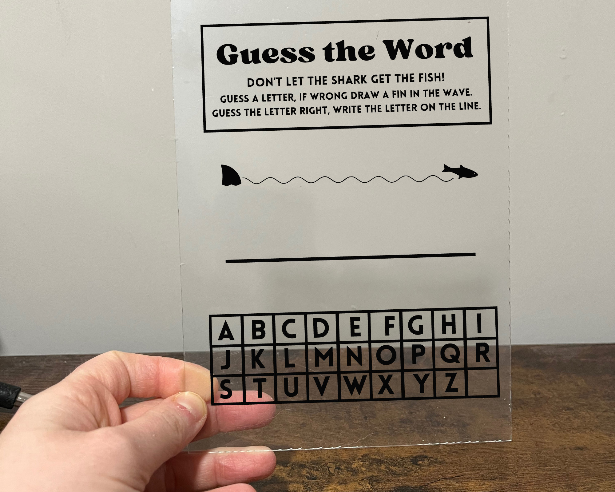 I Spy, Alphabet Game and Guess the Word hangman Alternative Travel Game ...