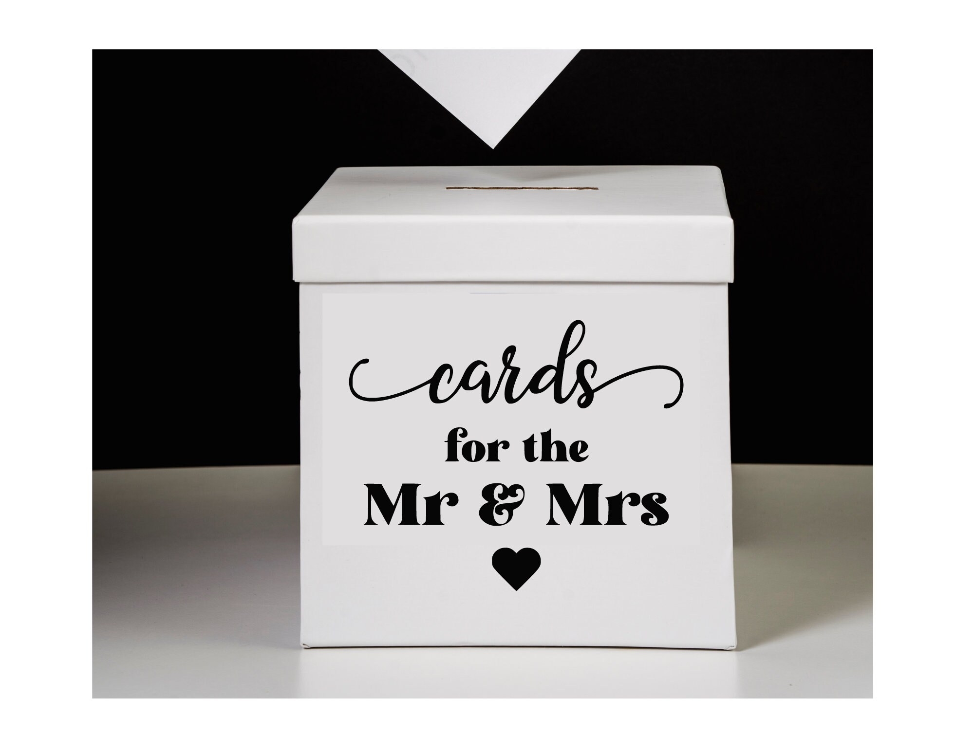 Wedding Card Box Decal: Mr & Mrs SVG, PNG (digital Download) - Etsy