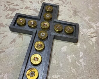 Shotgun Shell Cross - Etsy