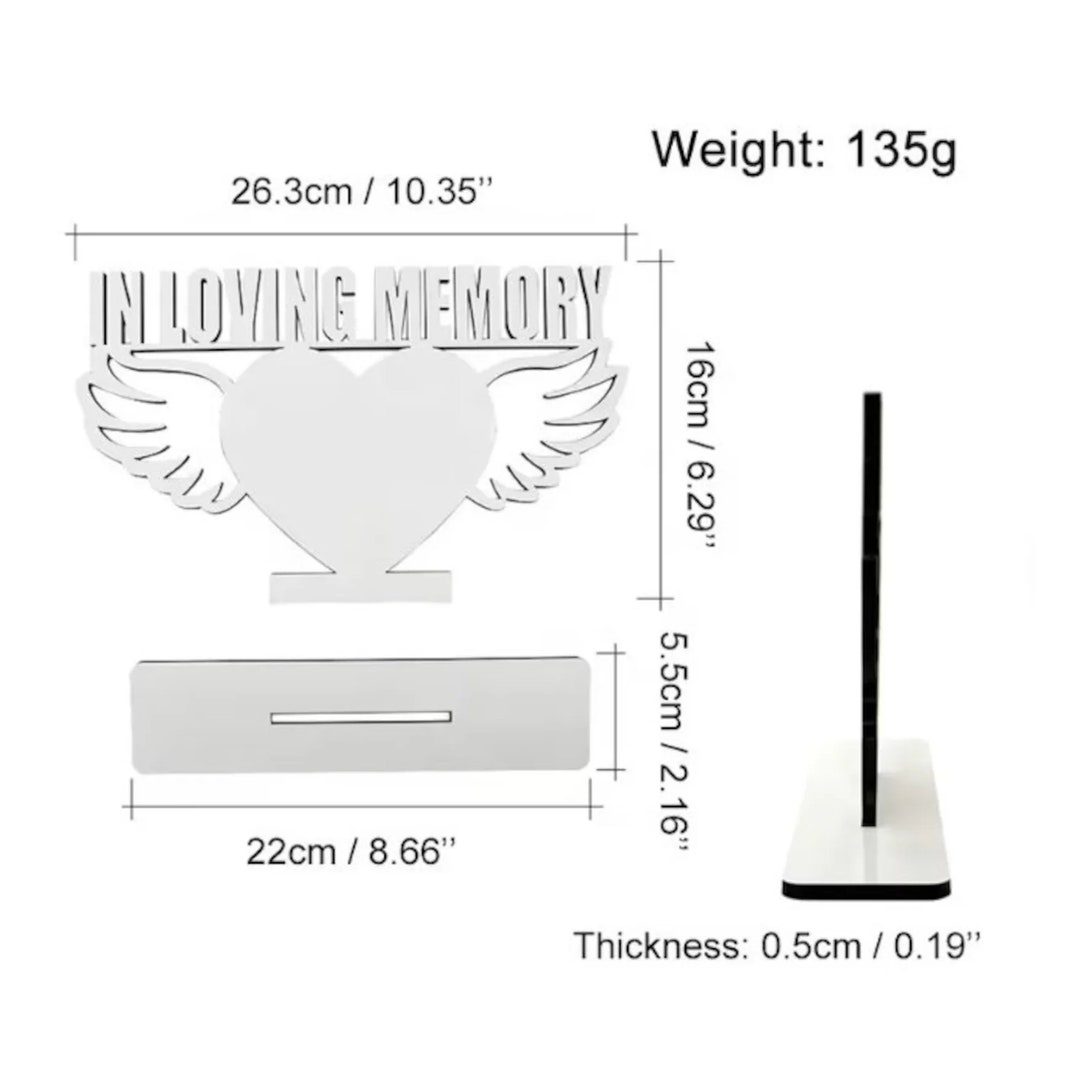 In Loving Memory Photo Frame, RIH, Memorial, Keepsakes, Memorial Gift ...