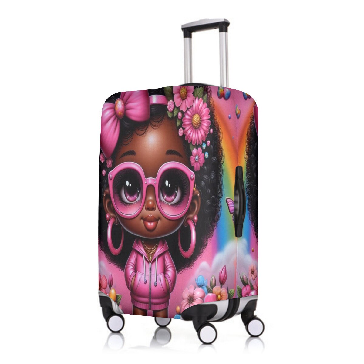 African American Girls Luggage, Kids Luggage, Custom Kids Luggage - Etsy