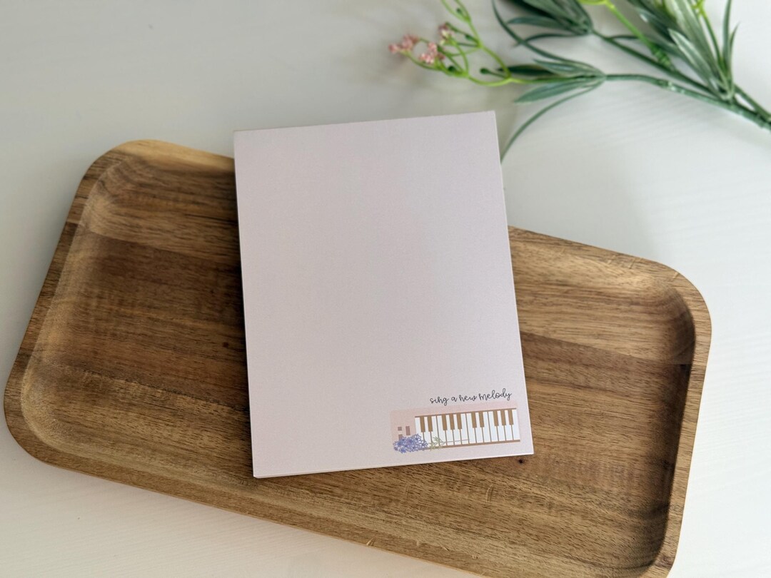 Music Notepad, Piano Notepad, Post-it Notes, Music Teacher Notepads ...