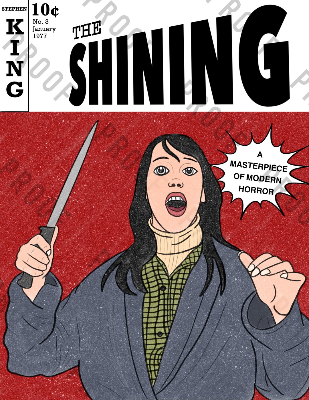 The Shining Comic Book Cover DIGITAL DOWNLOAD Stephen King, Stanley ...