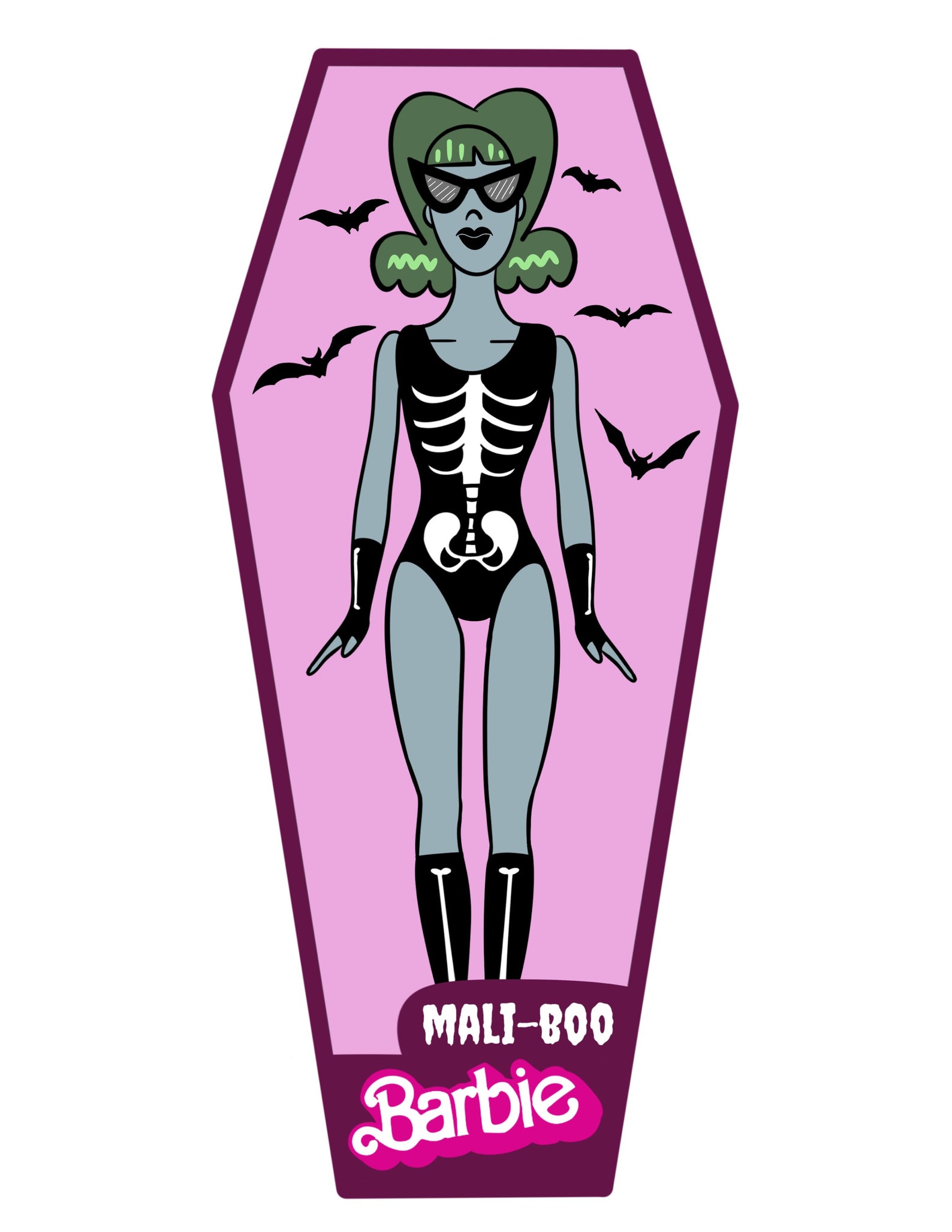 Mali-boo Barbie Doll Art Print 8x11 - Etsy