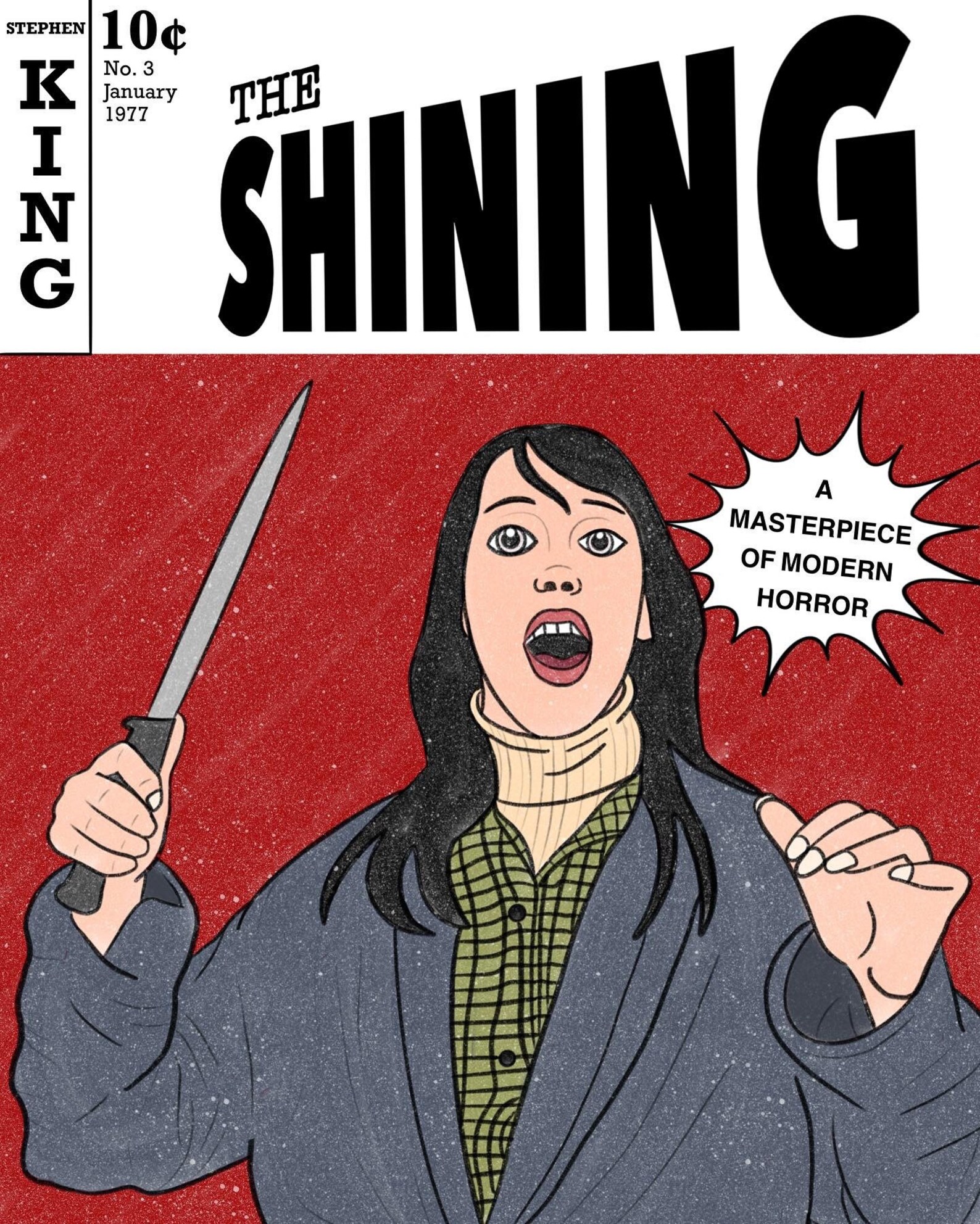 The Shining Inspired Vintage Comic Book Cover Art - Etsy