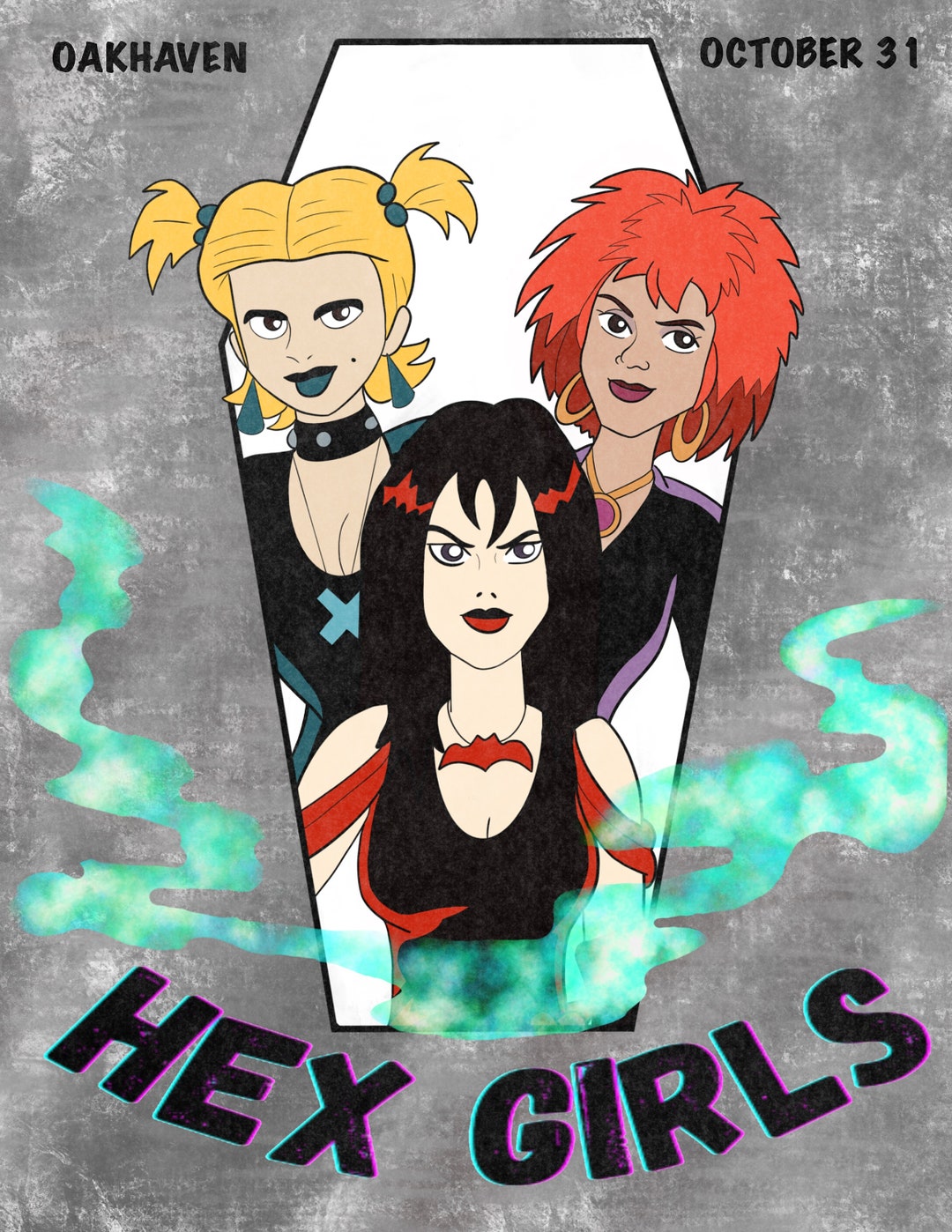 Hex Girls Concert Poster V. 1 - Etsy