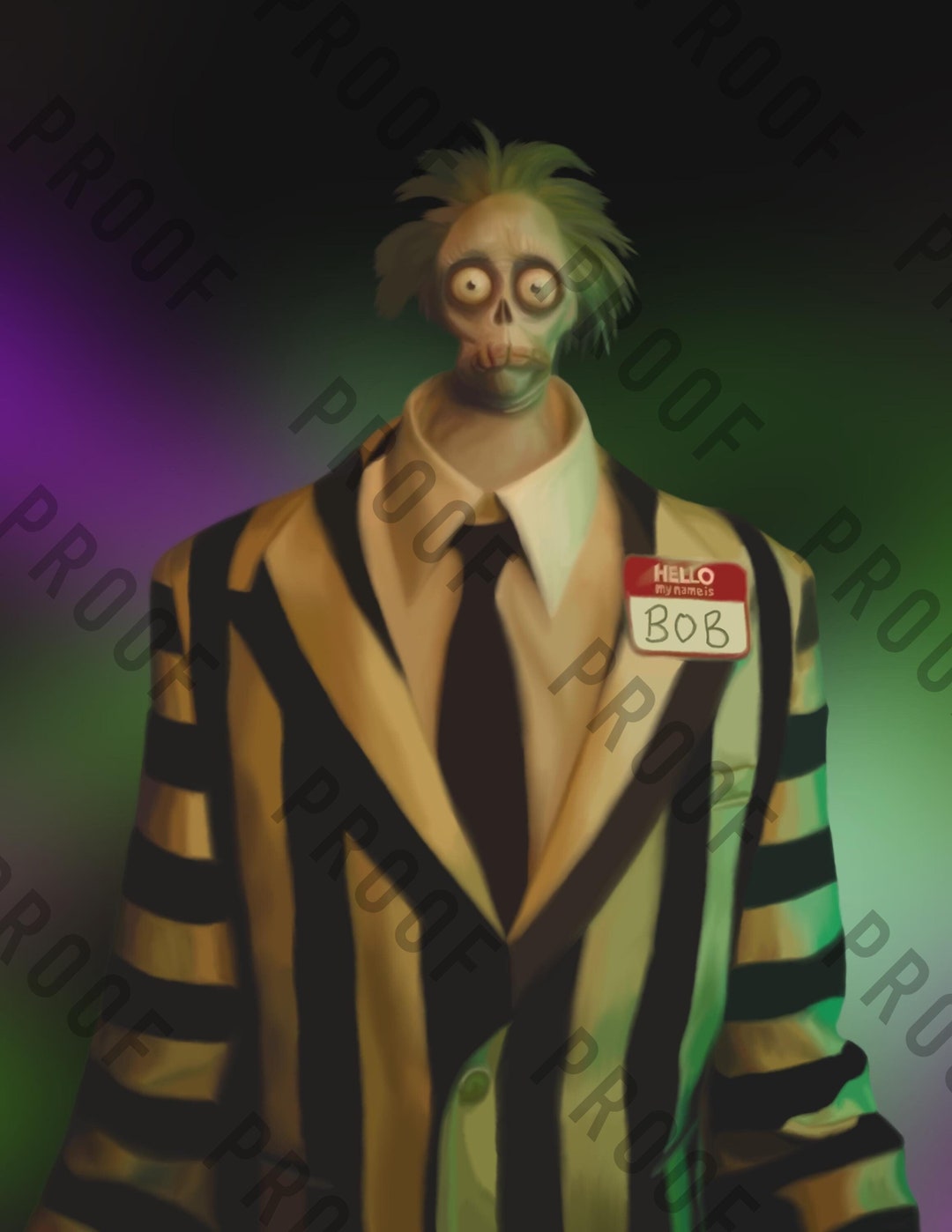 Bob Beetlejuice 2 DIGITAL DOWNLOAD Shrunken Head, Tim Burton ...