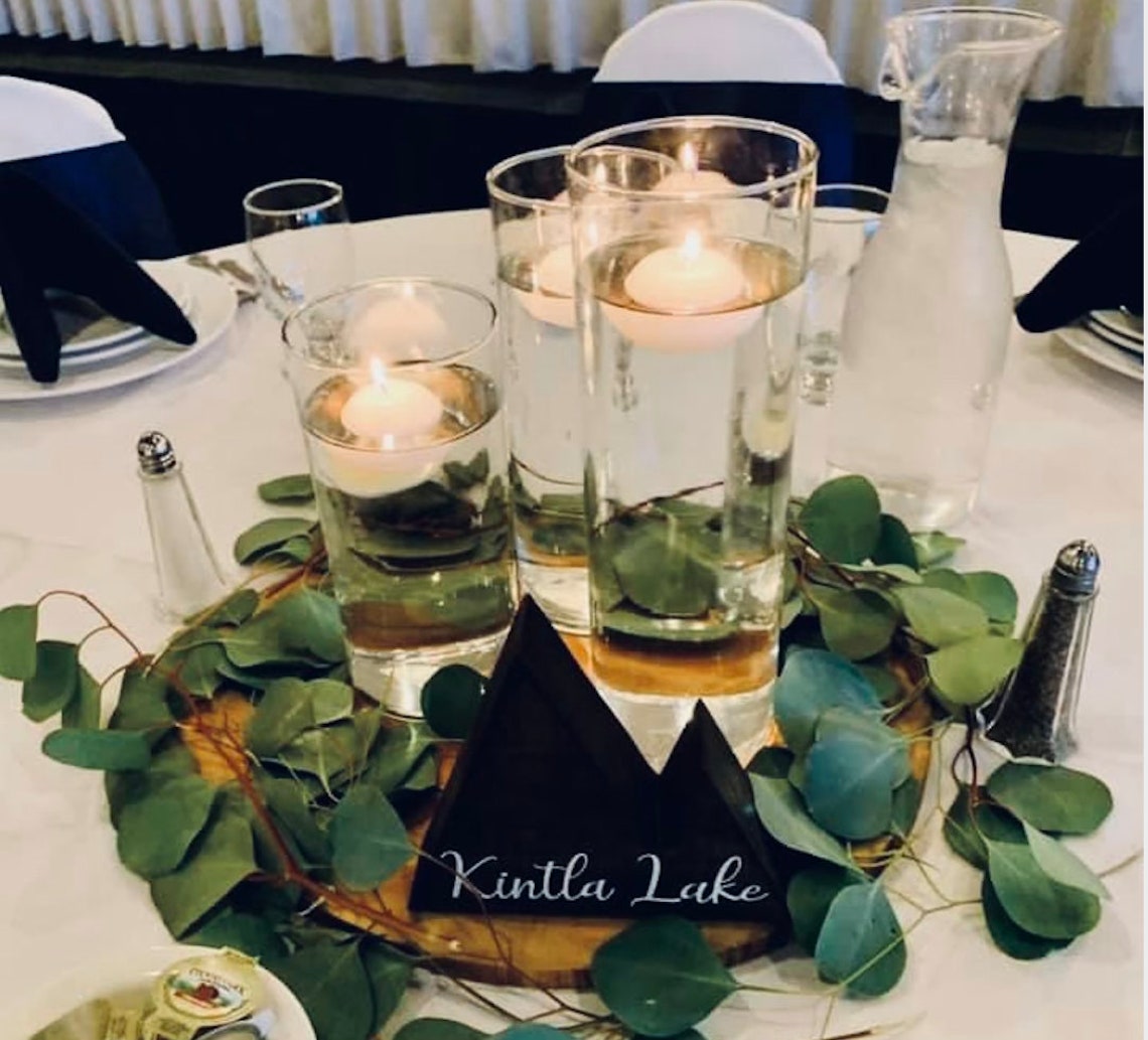 Wooden Mountains Centerpieces 3 Peak Rustic Wedding - Etsy