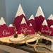 Wooden Mountains | Centerpieces | 3 Peak | Rustic Table Numbers ...