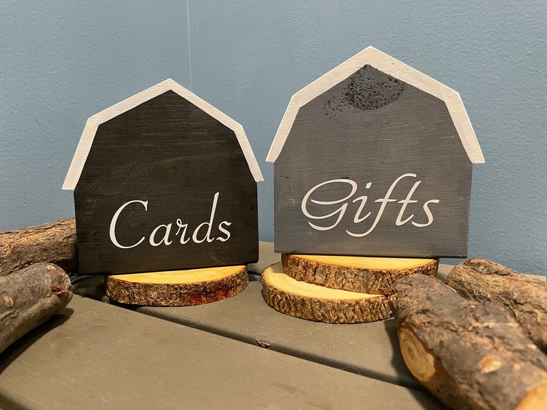 Wooden Barns Centerpieces Wedding Table Numbers Barn - Etsy