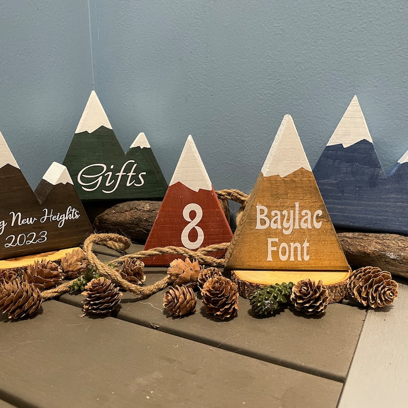 Mountain Table Numbers - Etsy
