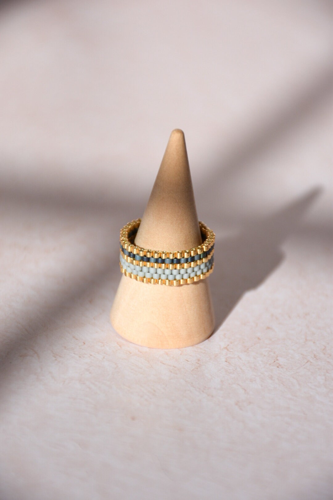 METIS RING - Miyuki Ring, Peyote Ring, Miyuki Jewelry, Beads Ring ...