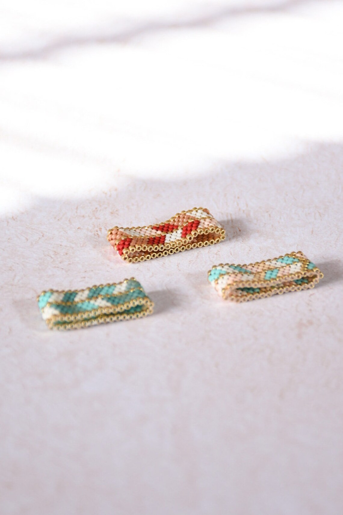 FEME RING Miyuki Ring, Peyote Ring, Miyuki Jewelry, Beaded Ring ...