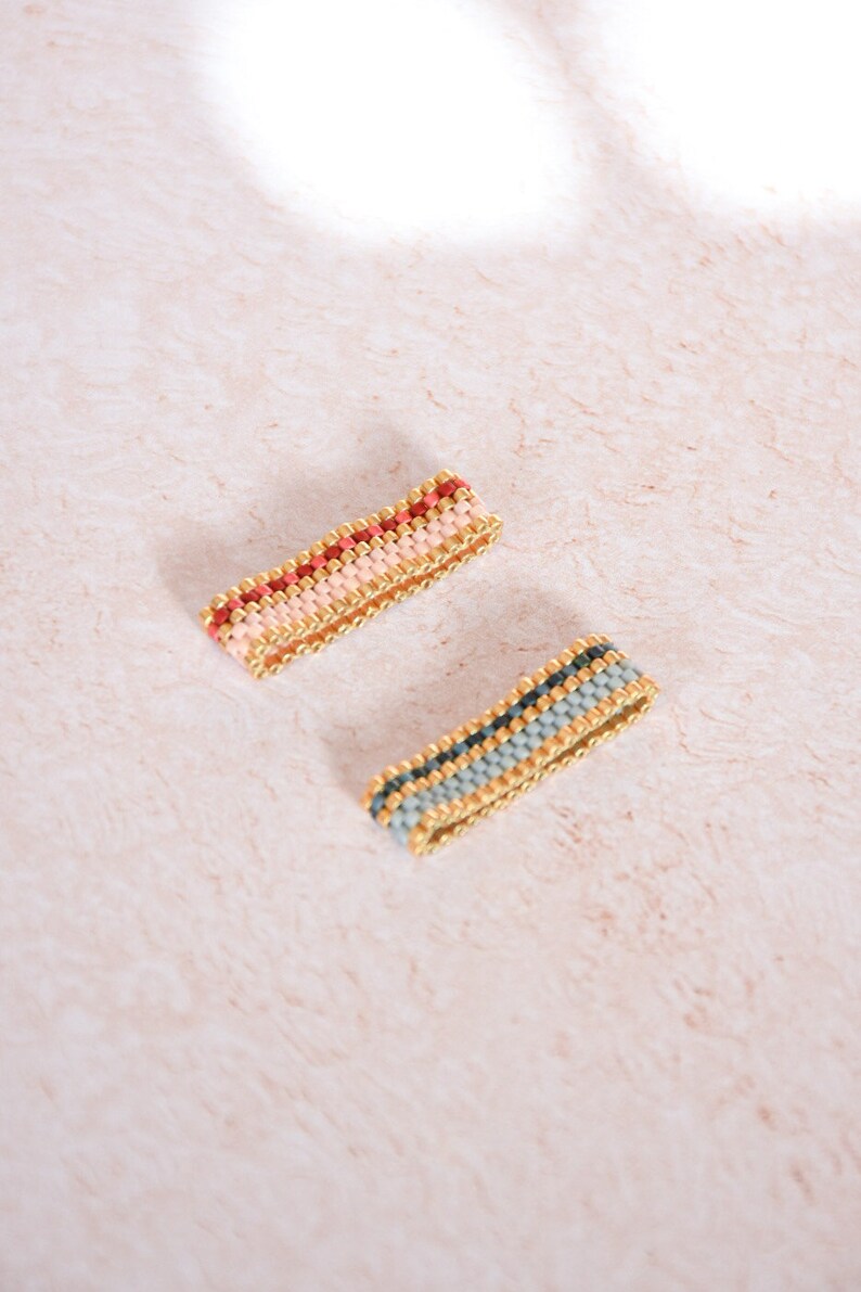 METIS RING - Miyuki Ring, Peyote Ring, Miyuki Jewelry, Beads Ring ...