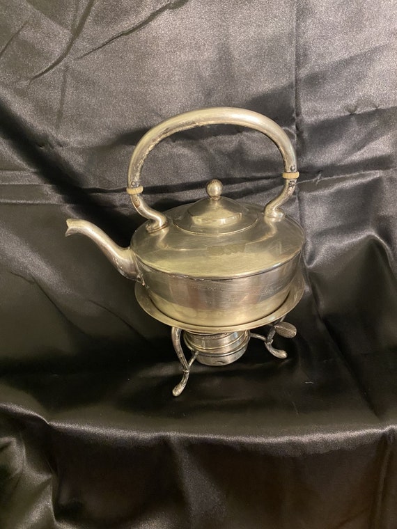 VINTAGE GM CO No. 0135 24-ounce Teapot With Stand and Sterno - Etsy