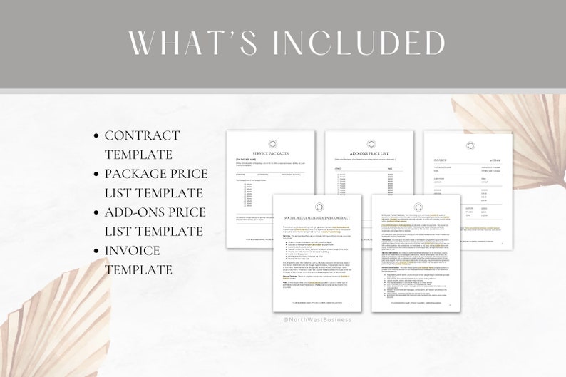 Editable Social Media Manager Contract Template, Freelance Social Media ...