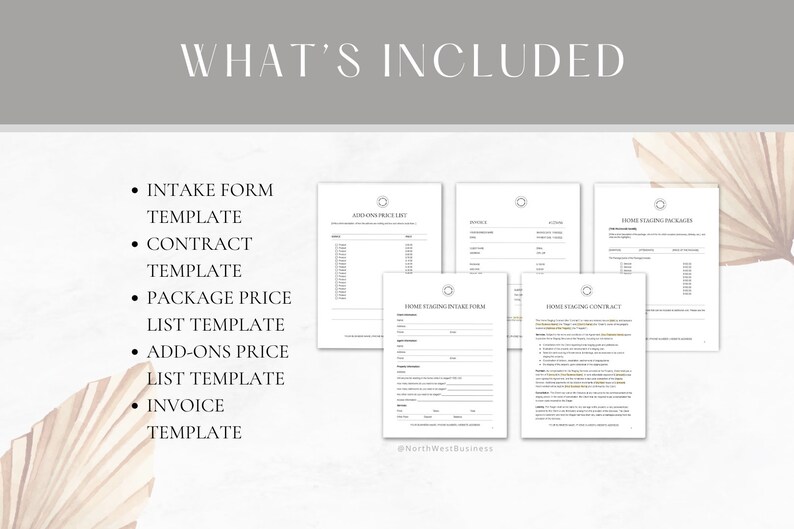 Editable Home Staging Business Templates Bundle, Real Estate Home ...