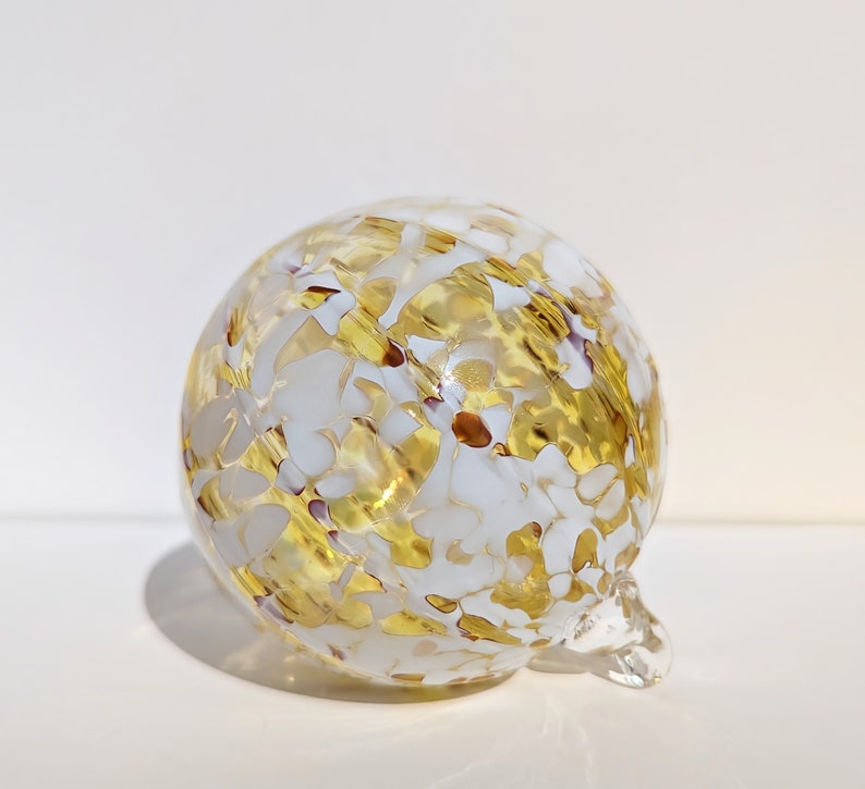 Morning Snow - Handblown Glass Ornament - Etsy