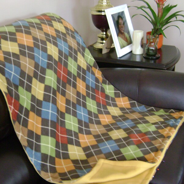 Multi Colored Throw - Etsy