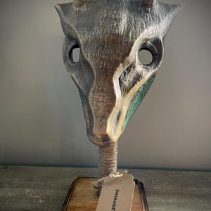 Awaia, Deer Fawn Mask With Display Stand - Etsy