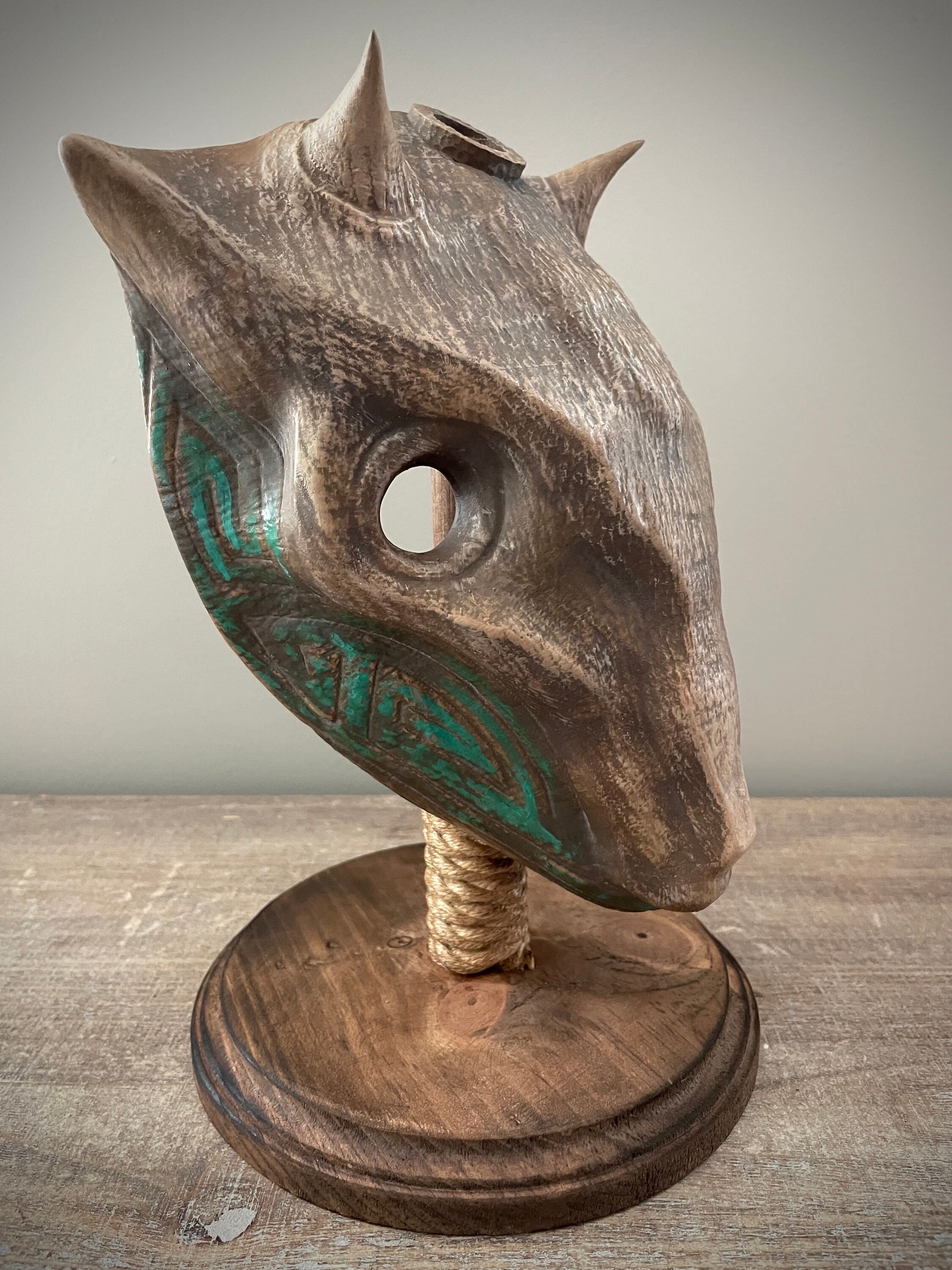 Awaia Deer Fawn Mask With Display Stand - Etsy