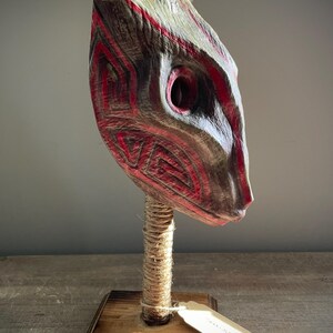 Awaia, Deer Fawn Mask With Display Stand - Etsy