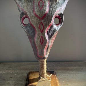 Awaia, Deer Fawn Mask With Display Stand - Etsy