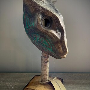 Awaia, Deer Fawn Mask With Display Stand - Etsy