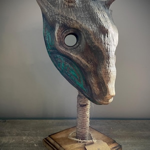 Awaia, Deer Fawn Mask With Display Stand - Etsy
