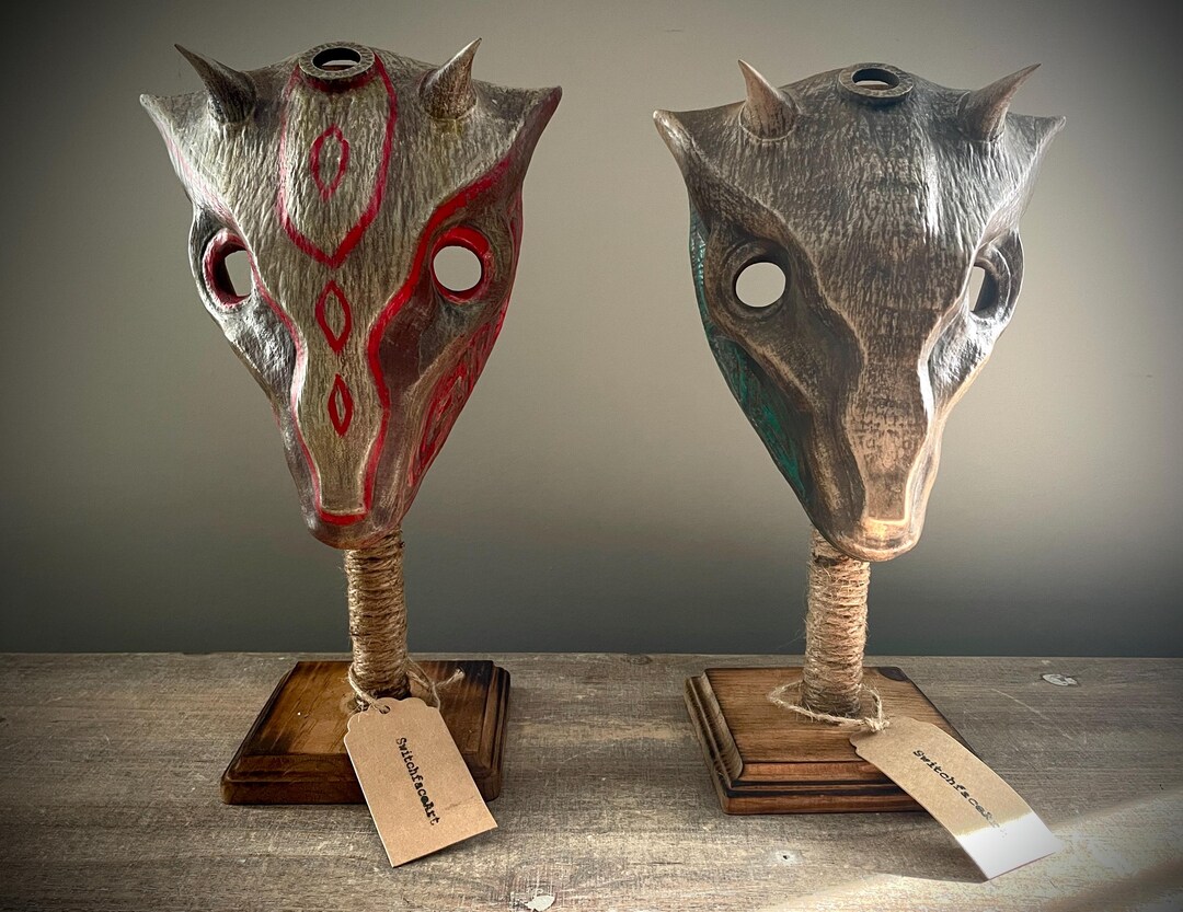 Awaia, Deer Fawn Mask With Display Stand - Etsy