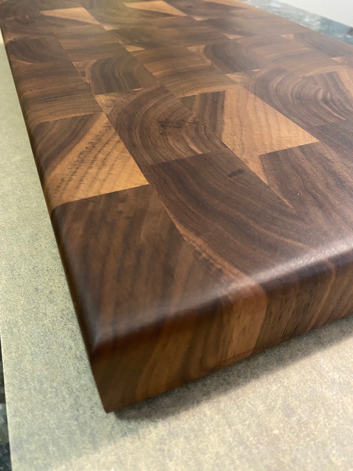 Large 5 Star Handmade End Grain Walnut Wood Butcher Block / - Etsy