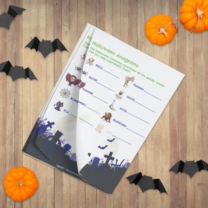 Halloween Fun and Colorful Activity Pages - Etsy
