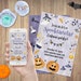 Editable Halloween Party Invitation Cute Kids Halloween Birthday Invite ...