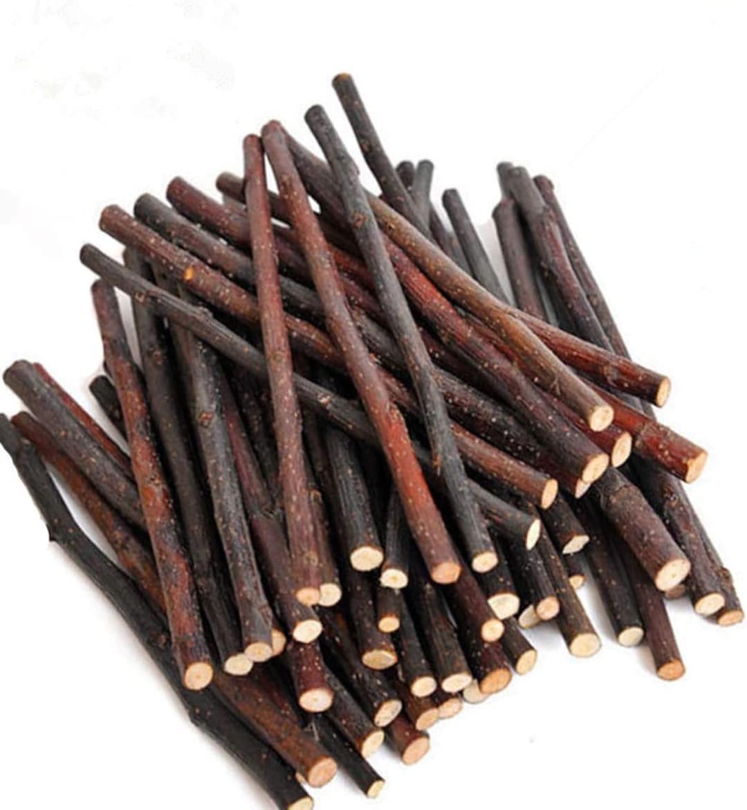 Rabbit Chew Toy Organic Apple Pear Wood Sticks Guinea Pig Hamster ...