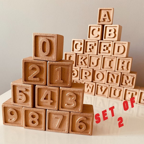 Wood Letter Blocks - Etsy