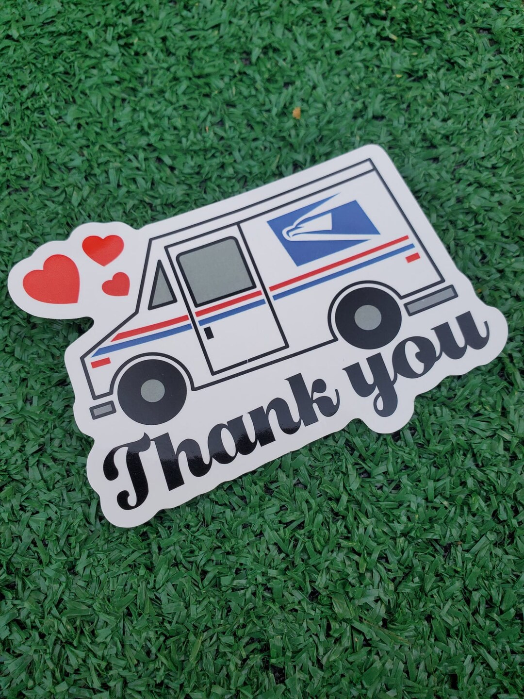 Thank You USPS Waterproof Vinyl Sticker Postal Mailbox - Etsy