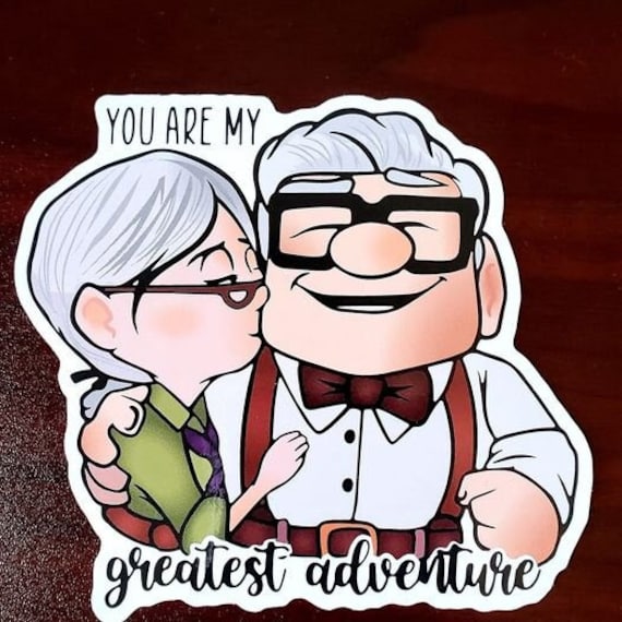 Waterproof Ellie and Carl Sticker you Are My Greatest - Etsy